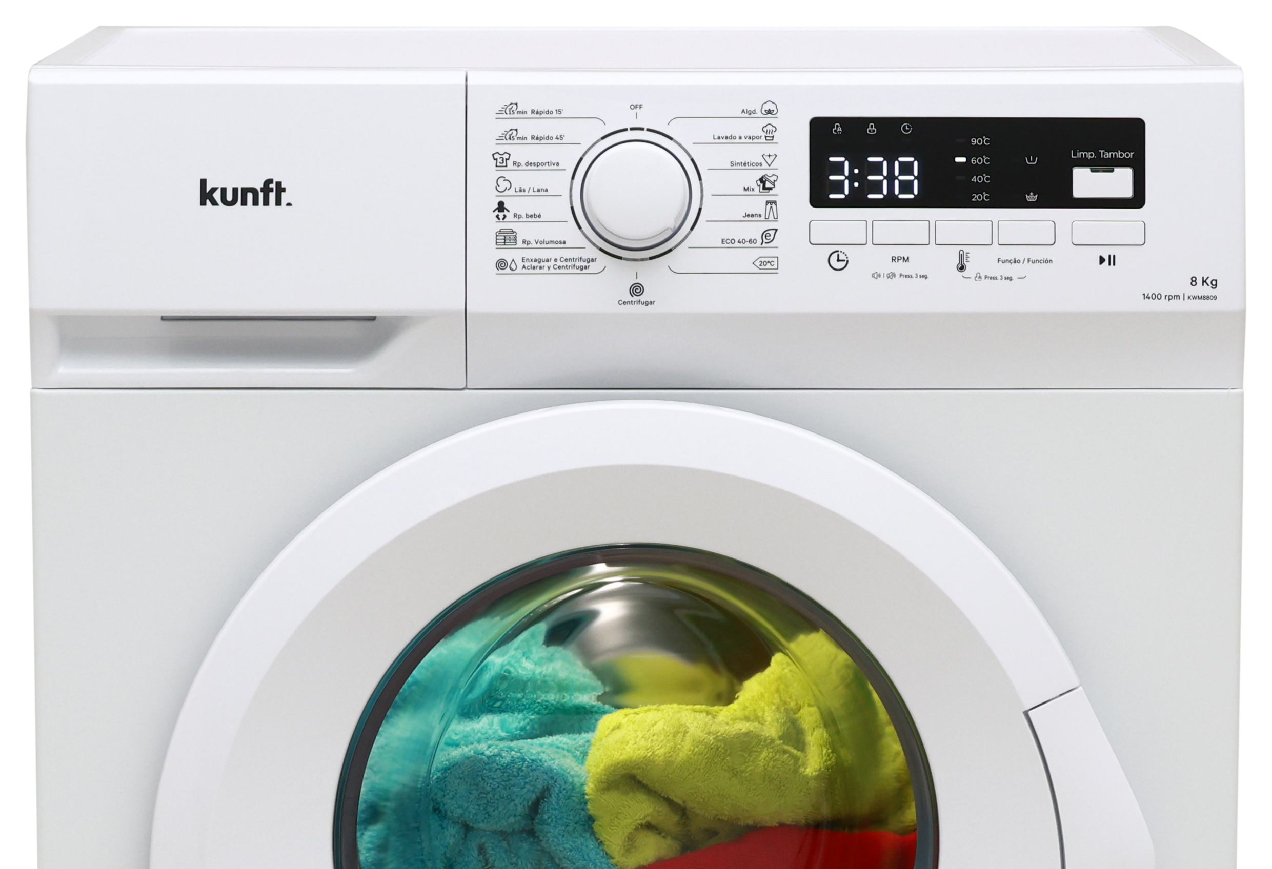 Máquina de lavar roupa KUNFT KWM8809: opinião | DECO PROteste