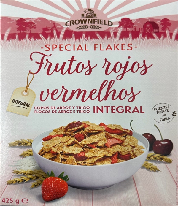CROWNFIELD (LIDL) SPECIAL FLAKES FRUTOS VERMELHOS.: análise e opinião ...